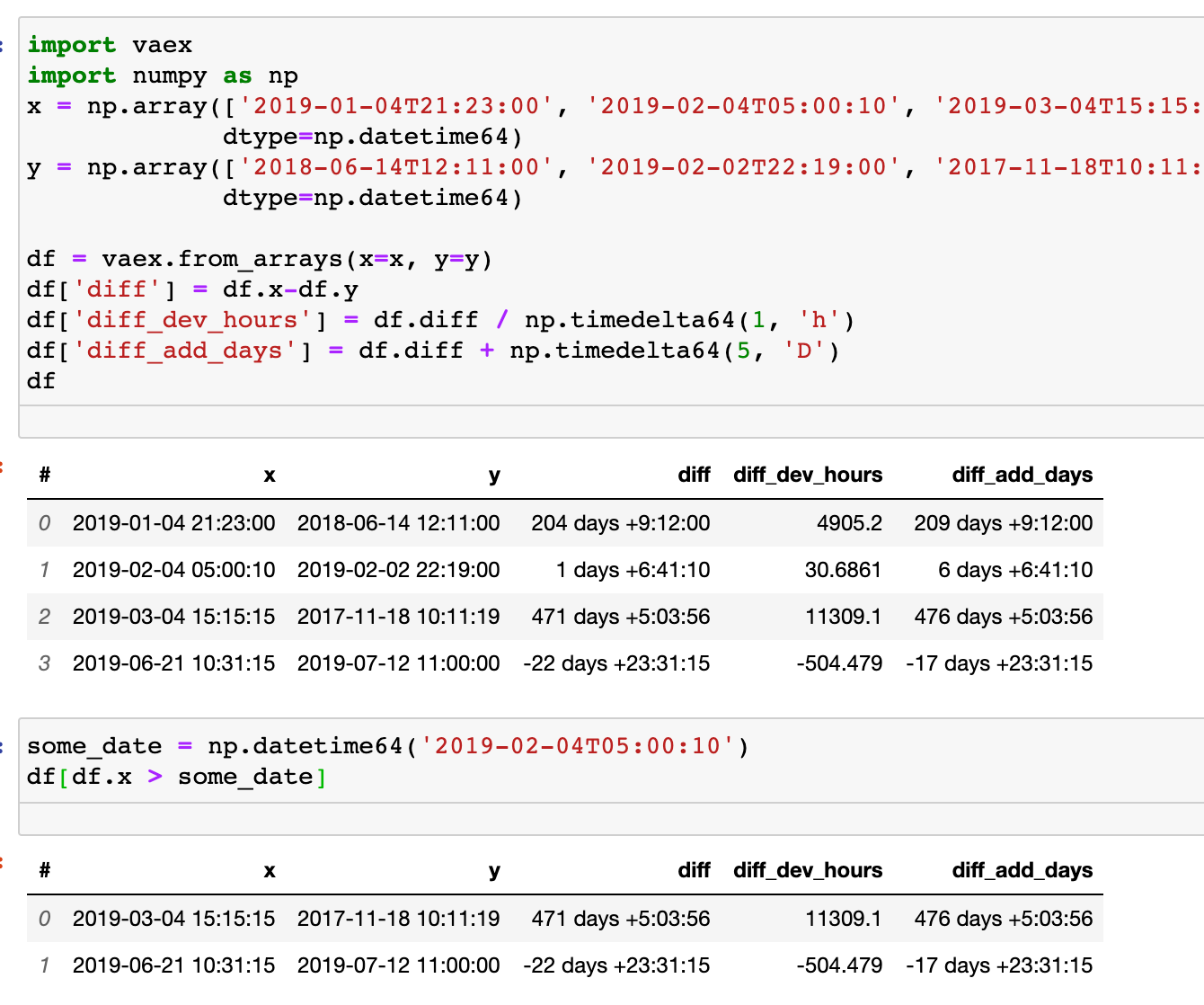 DateTime readings, conversions, and selections · Issue #565 · vaexio/vaex · GitHub