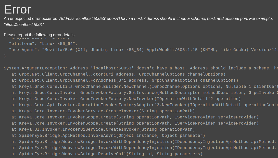 [ BUG ] - Request localhost grpc server · Issue #86 · riok/Kreya · GitHub