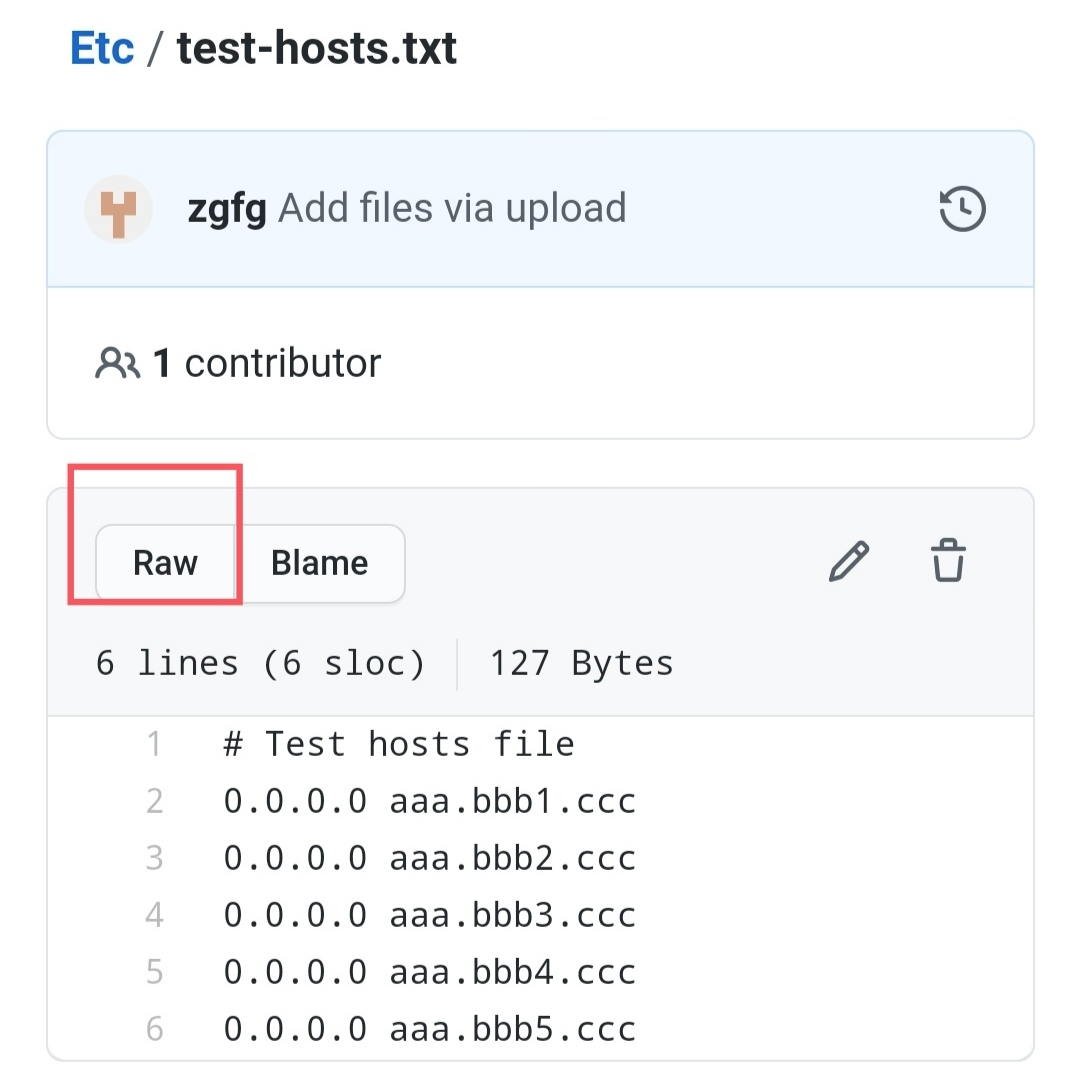 For your hosts sources from Github, use a redirected githubusercontent.com URL, not the github ...