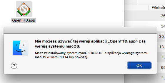 Bug 122 Is Set To Refuse To Run In Macos 1013 · Issue 10245 · Openttdopenttd · Github 