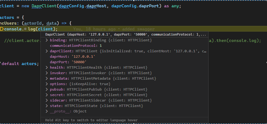 Calling/creating an actor from DaprClient · Issue #161 · dapr/js-sdk ... Calling/creating an actor from DaprClient · Issue #161 · dapr/js-sdk ...