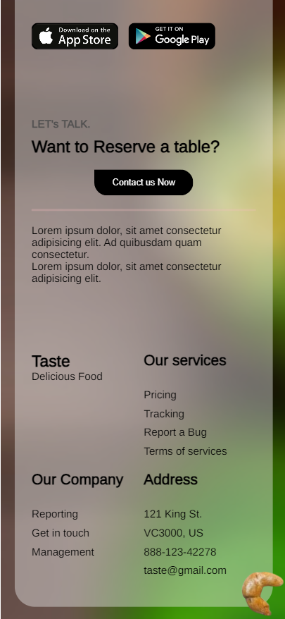 GitHub - mhmadrashd/Taste: This website was built from scratch without any libraries. ( Pure ...
