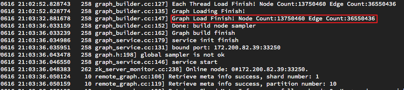 分布式图加载log显示的node数随worker数变化而变化是正常的吗？ · Issue #259 · alibaba/euler · GitHub