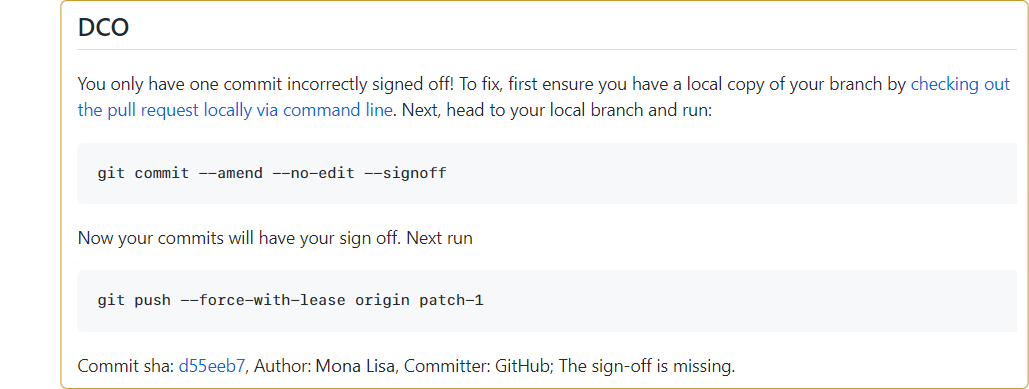 Admins can require that developers sign off on commits made in the web ...