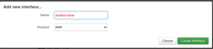Luci Mod Network It Is Possible To Create A Invalid Network In The General Setup Panel