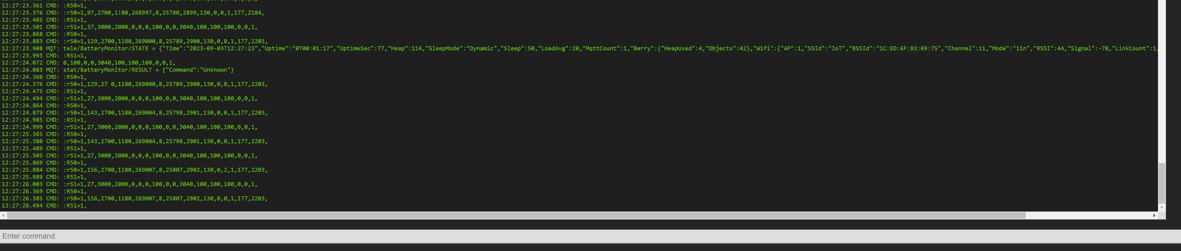 ESP32 does not receive serial data after "Serial Send 1" · Issue #19443 · arendst/Tasmota · GitHub