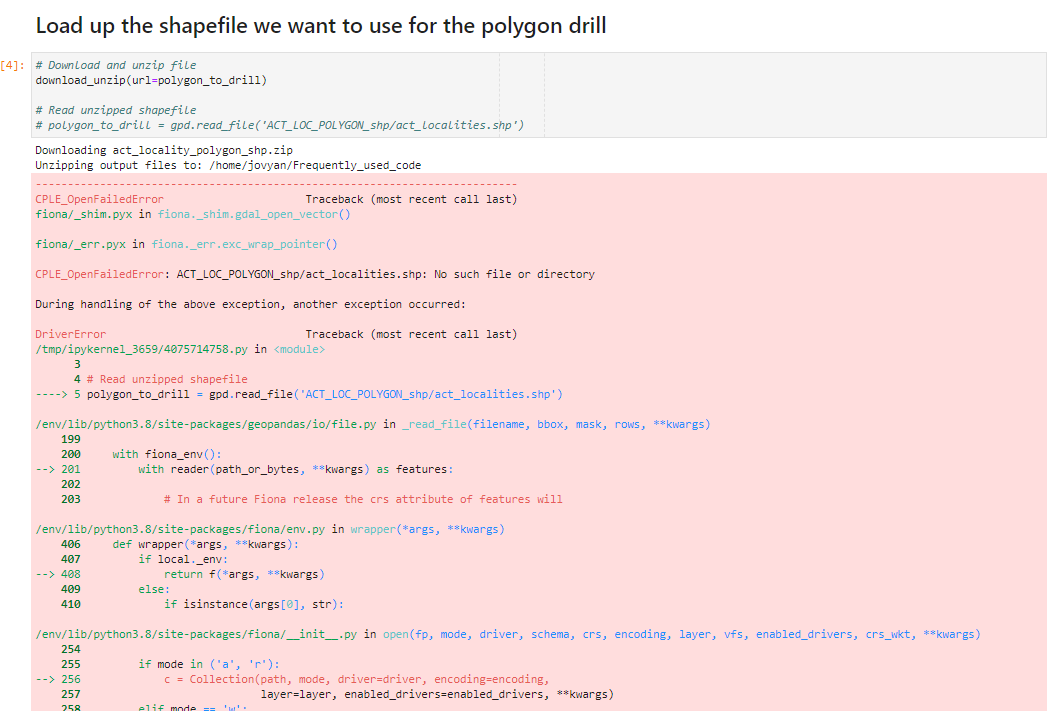 Polygon drill notebook failing at polygon download and unzip stage ...
