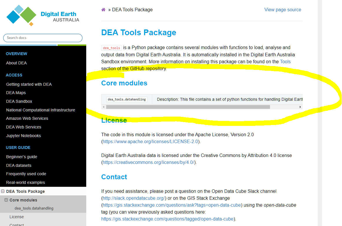 Update DEA Tools to support autodocs generation in the User Guide by ...