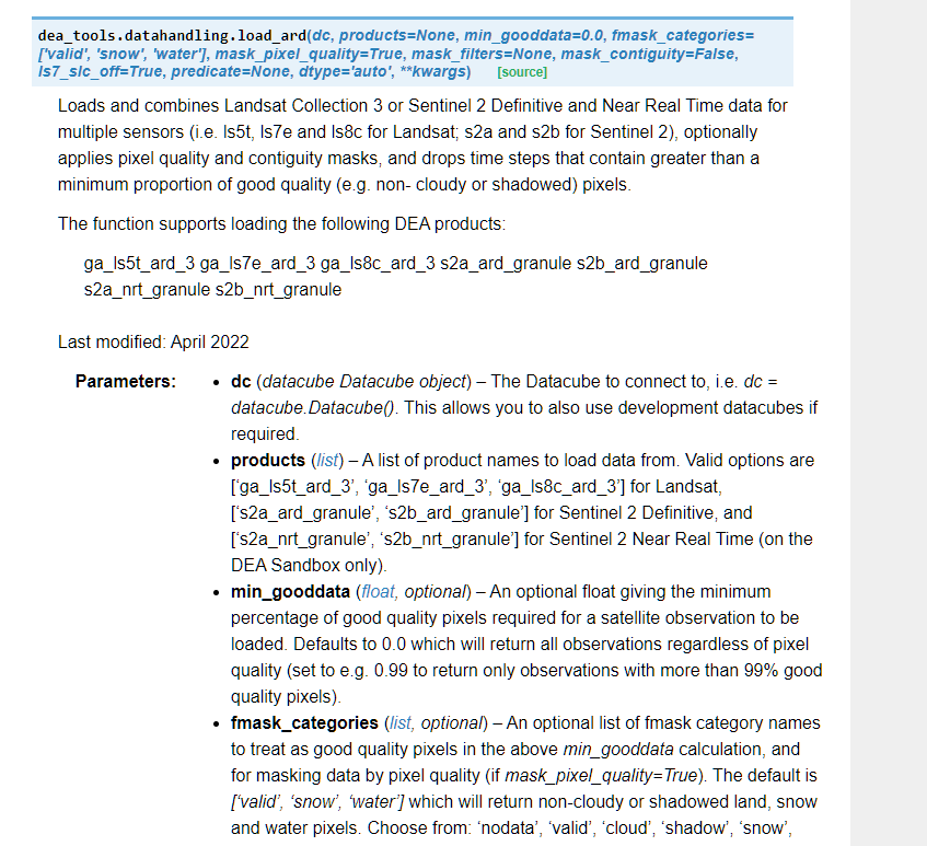 Update DEA Tools to support autodocs generation in the User Guide by ...