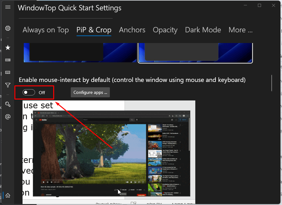 PIP with chrome never remembers any settings. · Issue #327 · WindowTop/WindowTop-App · GitHub