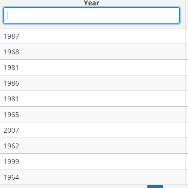 Datatable column filter not working on column contains value · Issue ...