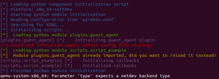 qemu-system-x86_64: Parameter 'type' expects a netdev backend type · Issue #94 · Cisco-Talos ...