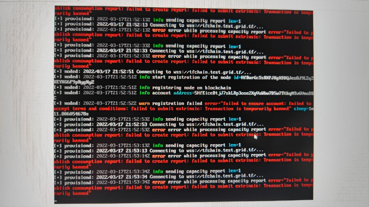 Node's wallet depleted · Issue #1628 · threefoldtech/zos · GitHub
