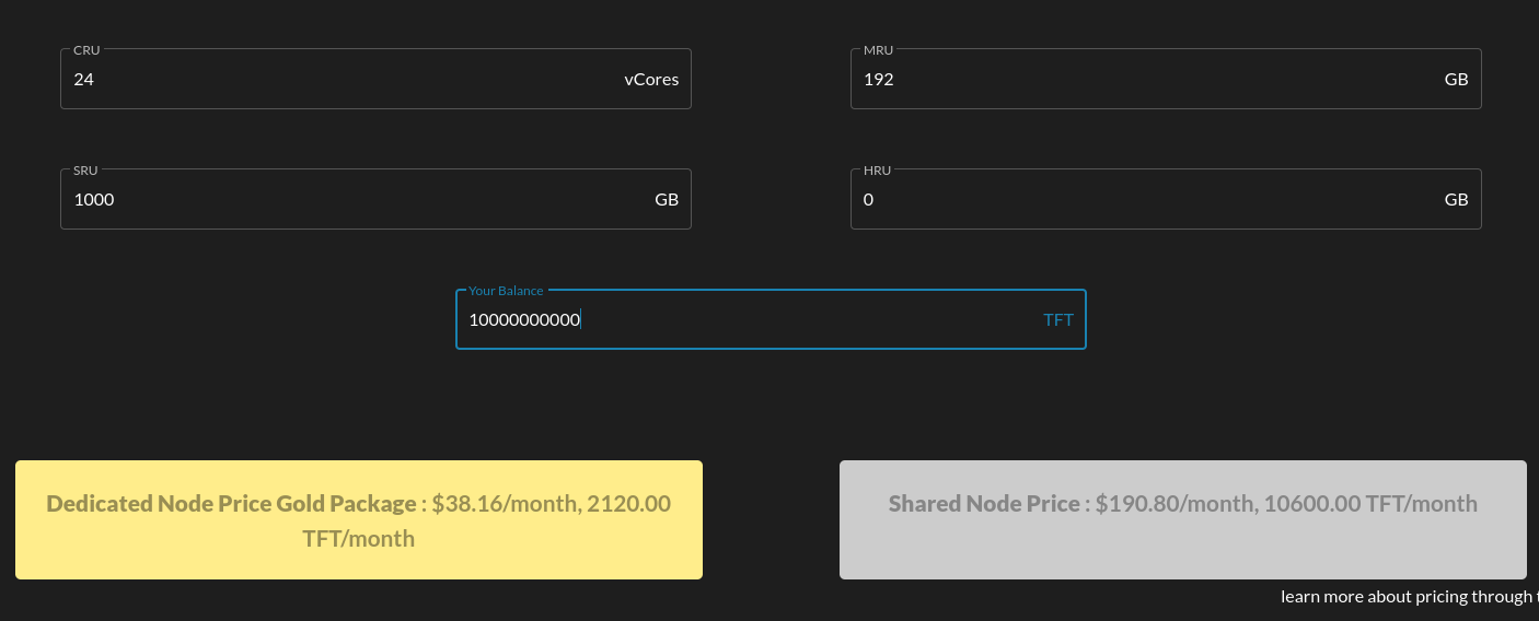 Pricing calculator - staking discount not applied to shared node price · Issue #422 ...