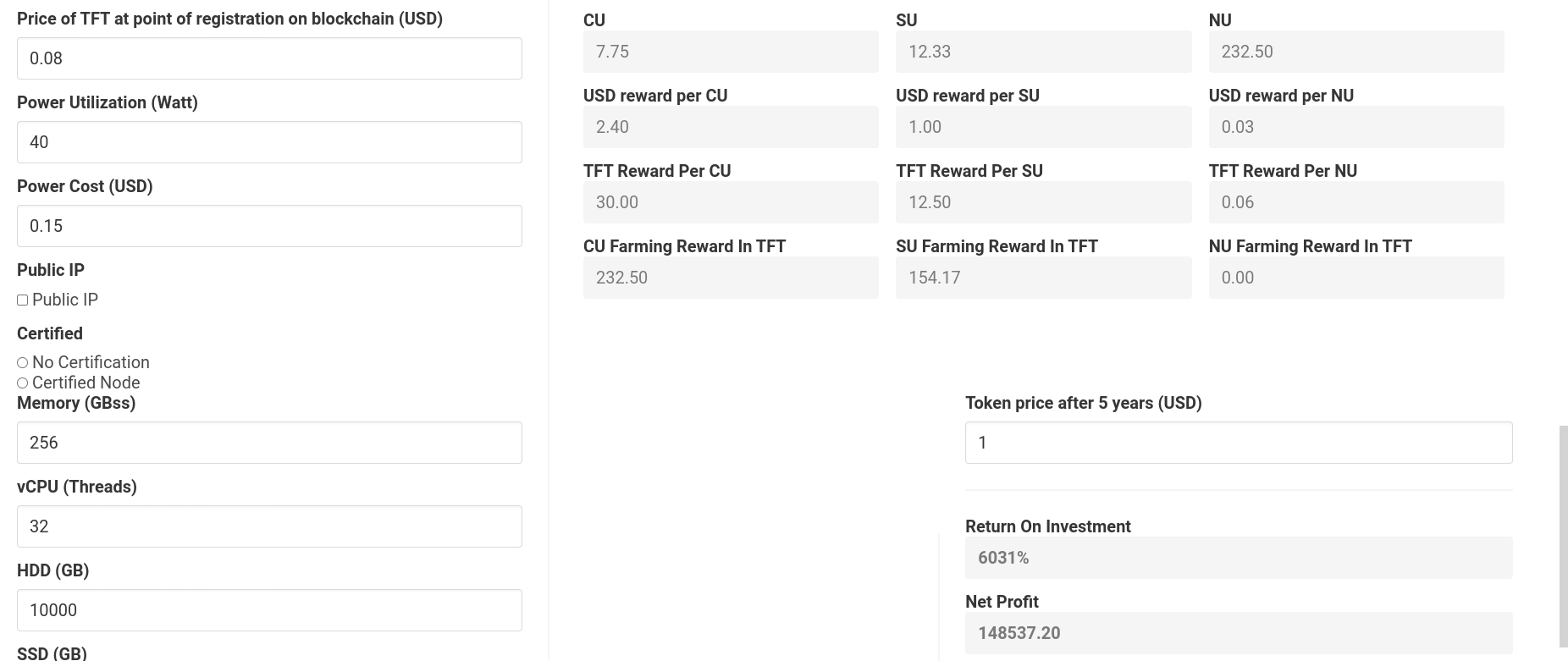 Simulator display is duplicated · Issue #2 · threefoldtecharchive/tf-farming-calculator · GitHub