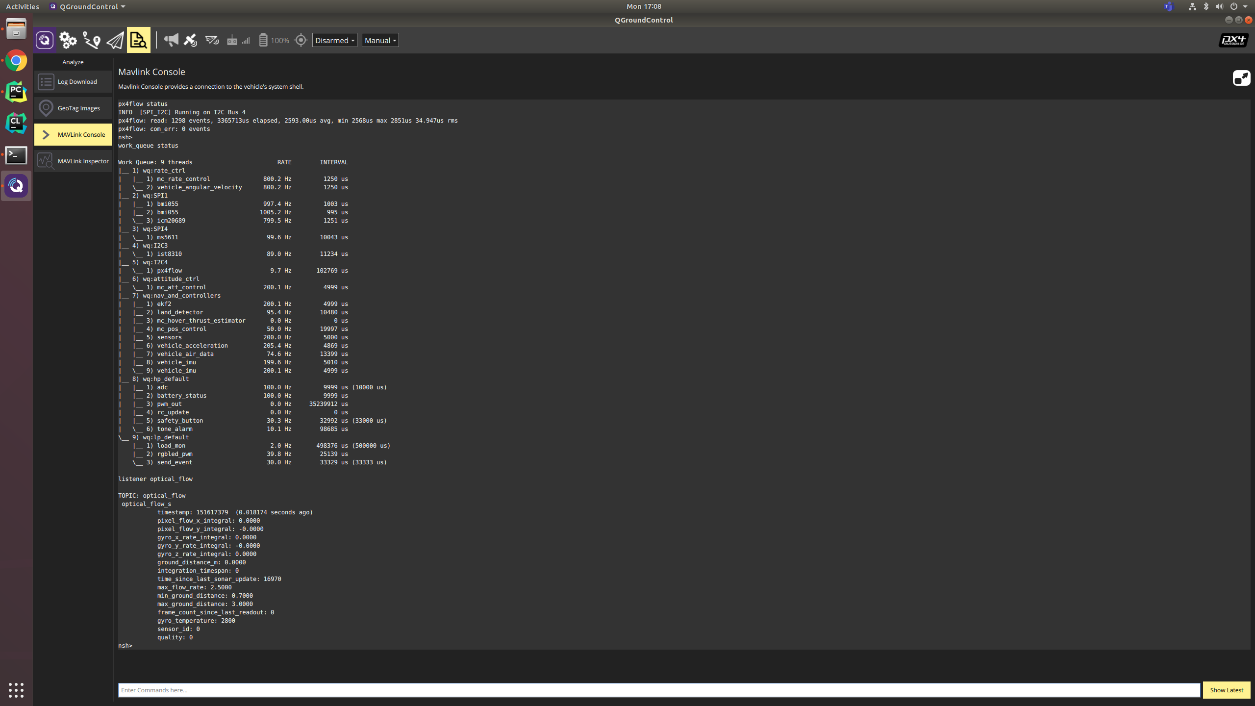 px4flow doesnt work when connected to pixhawk and powered using battery and telemetry · Issue ...