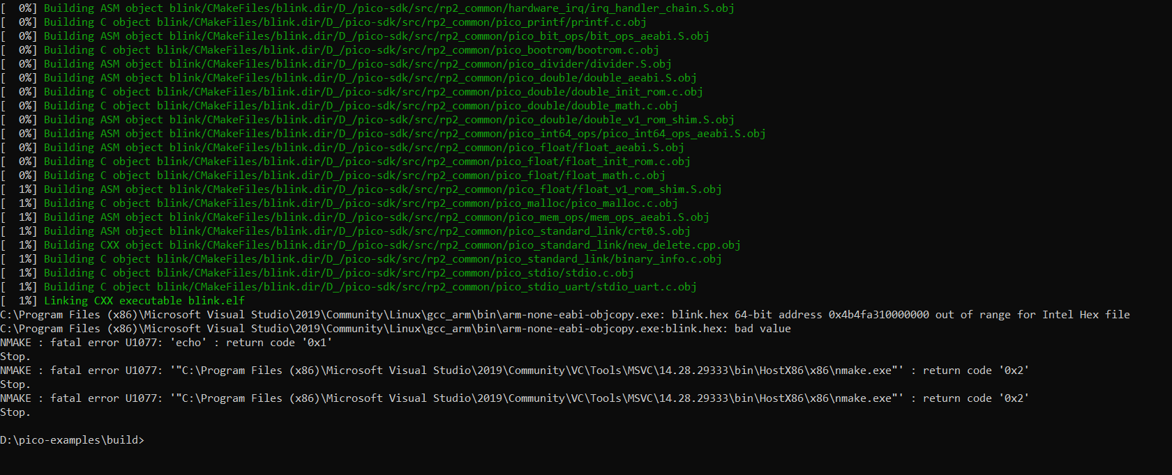 Possible Error In Getting Started With Raspberry Pi Pico · Issue 58 · Raspberrypipico Feedback