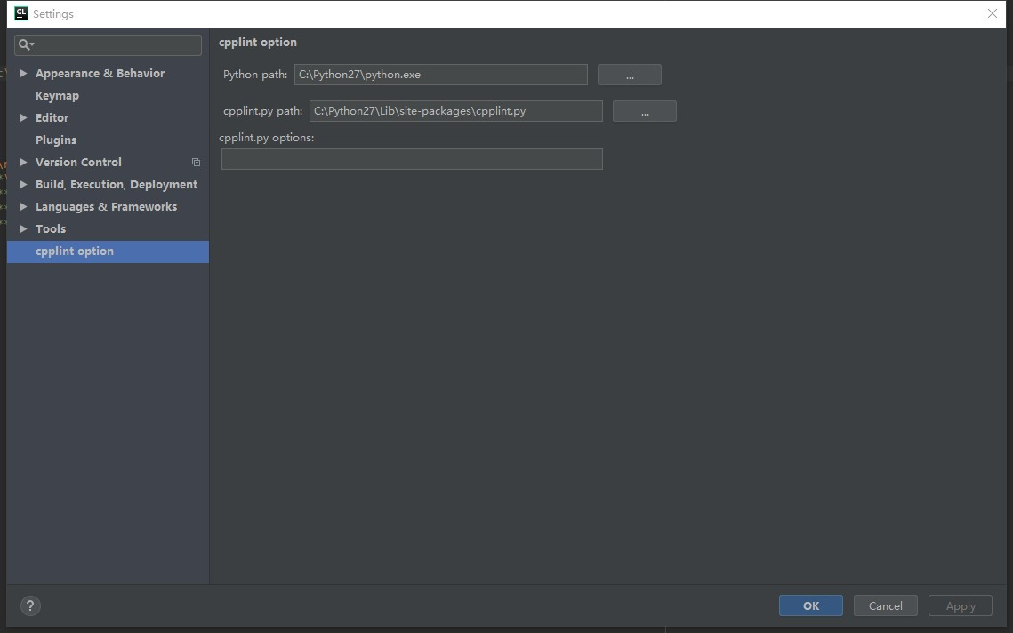 Clion Cpplint Cannot Work · Issue 24 · Itechbear Clion Cpplint · Github