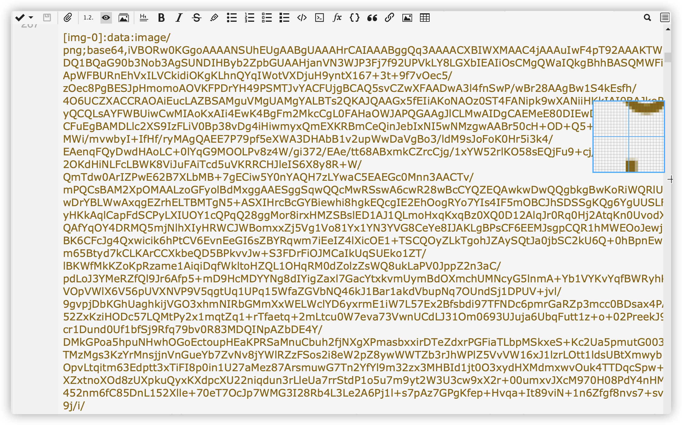 对于base64编码进Markdown中的图片处理 · Issue #1897 · vnotex/vnote · GitHub