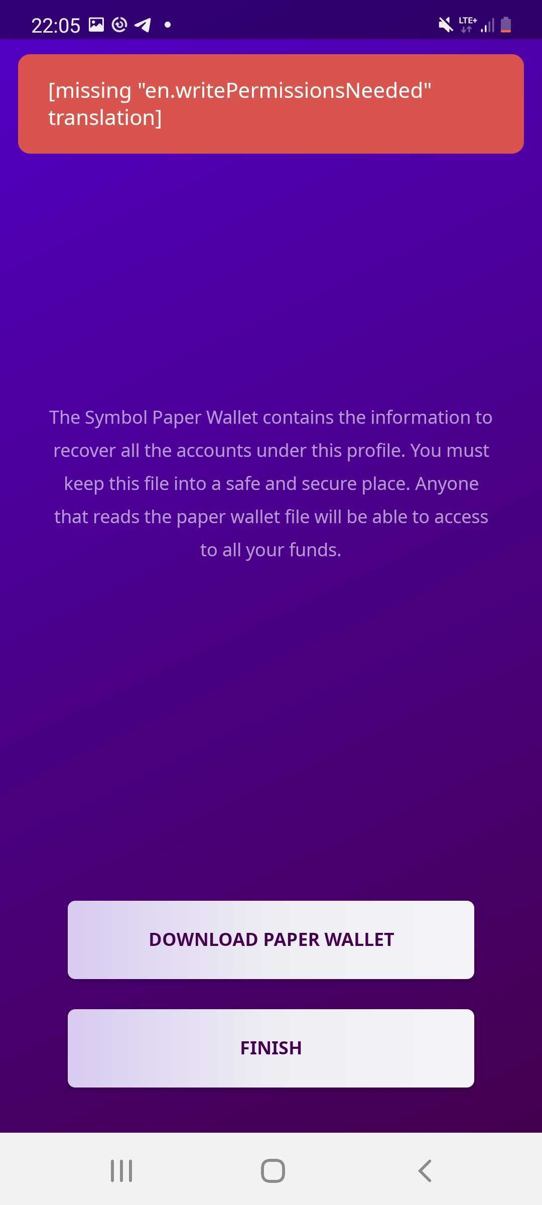 [Android] Missing translation - no permissions · Issue #213 · symbol/mobile-wallet · GitHub