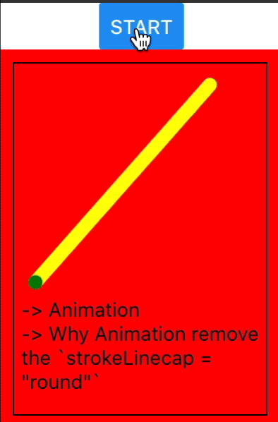Animation SVG Polyline remove strokeLinecap= Animation SVG Polyline remove strokeLinecap=