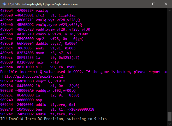 [BUG]: Jak X: Combat Racing racing IPU issue · Issue #9754 · PCSX2/pcsx2 · GitHub