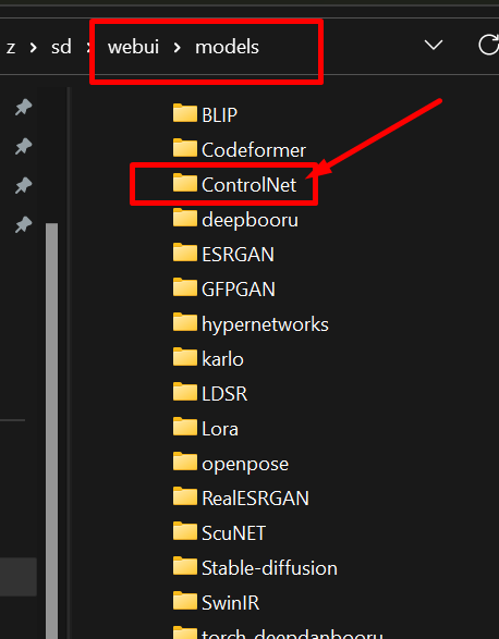 [Bug]: models/ControlNet folder ......... no, cannot read from this folder · Issue #667 ...