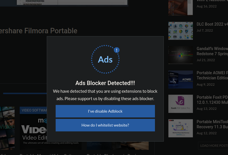 fcportables.com: detection and timer {FIXED} · Issue #14423 · uBlockOrigin/uAssets · GitHub