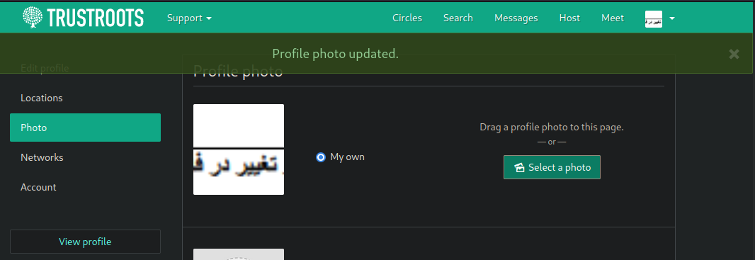 Breaks Uploading Profile Image · Issue 15393 