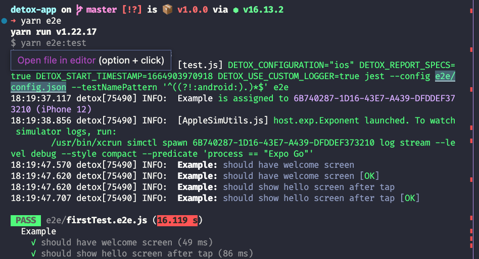 Not working with detox > 12.3.0 · Issue #1 · expo/detox-tools · GitHub