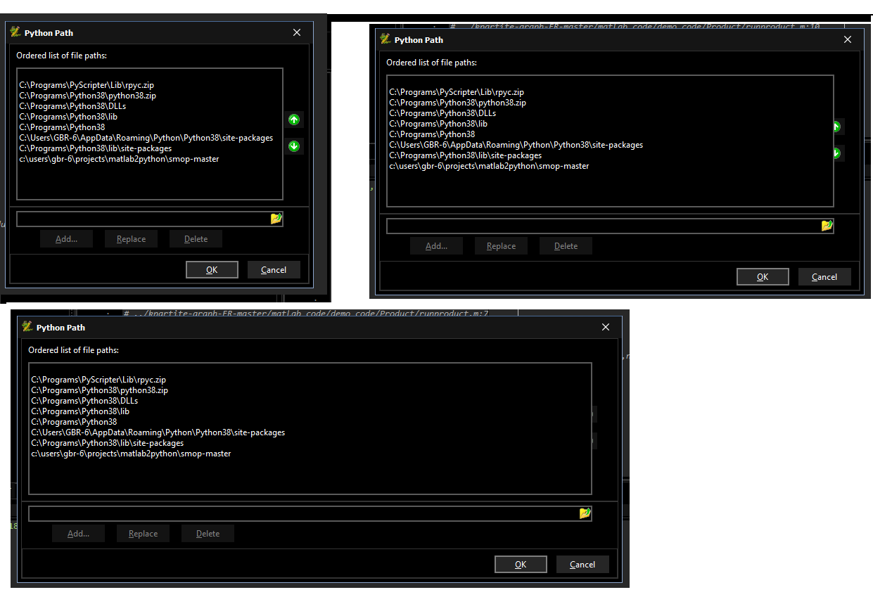 Up And Down Buttons In Python Path Dialog Box Are Not Anchored Properly · Issue 1001