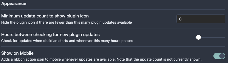 GitHub - swar8080/obsidian-plugin-update-tracker: Know when installed obsidian plugins have ...
