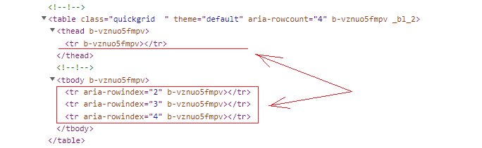 Question : DataGrid(QuickGrid) can have no date on web browser. · Issue ...