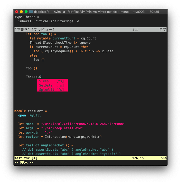 deoplete catches wrong item from pop up menu. ( with deoplete-fsharp ) · Issue #960 · Shougo ...