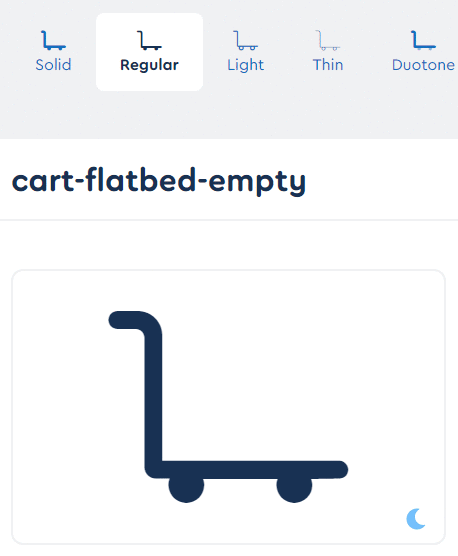 Enhancement: Differences between 'cart-flatbed' and 'cart-flatbed-empty ...