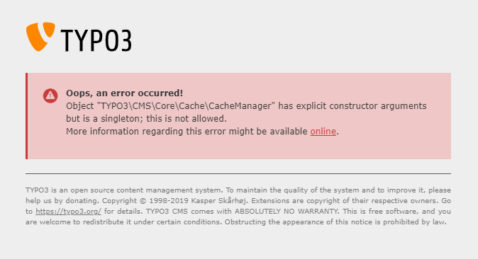 Not TYPO3 v10.1.0 compatible · Issue #1718 · FluidTYPO3/flux · GitHub