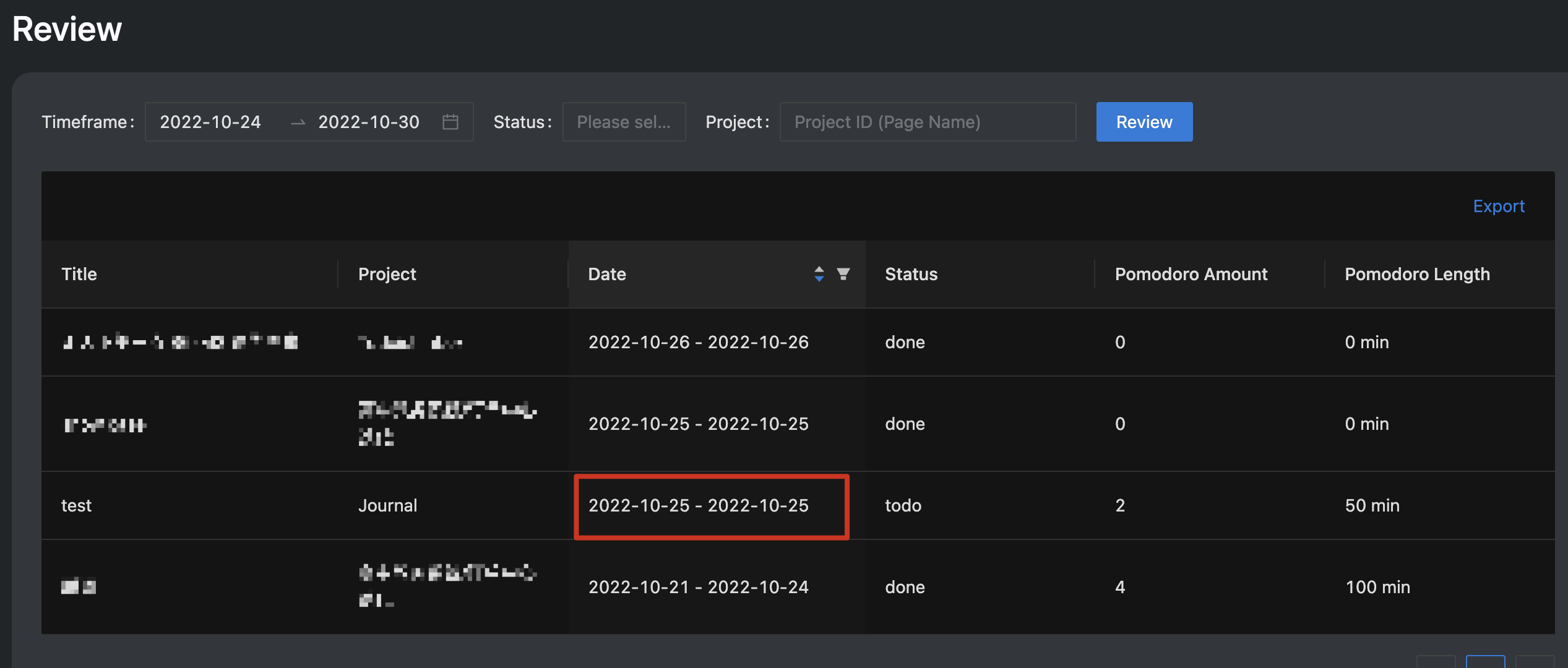 Review番茄钟时长在多次跨天完成的block统计上存在问题 · Issue #144 · haydenull/logseq-plugin-agenda · GitHub