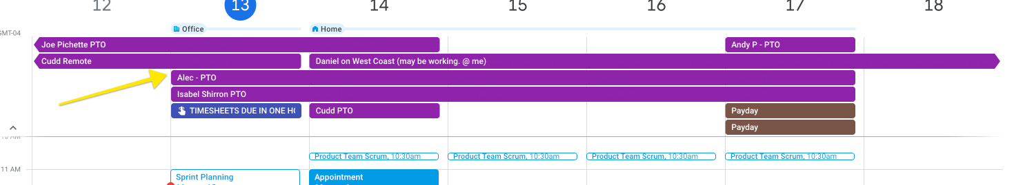 Multi-day event showing as one day · Issue #1 · greymatter-io/ptolemy · GitHub