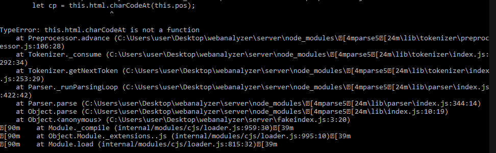 Late TypeError · Issue #309 · inikulin/parse5 · GitHub