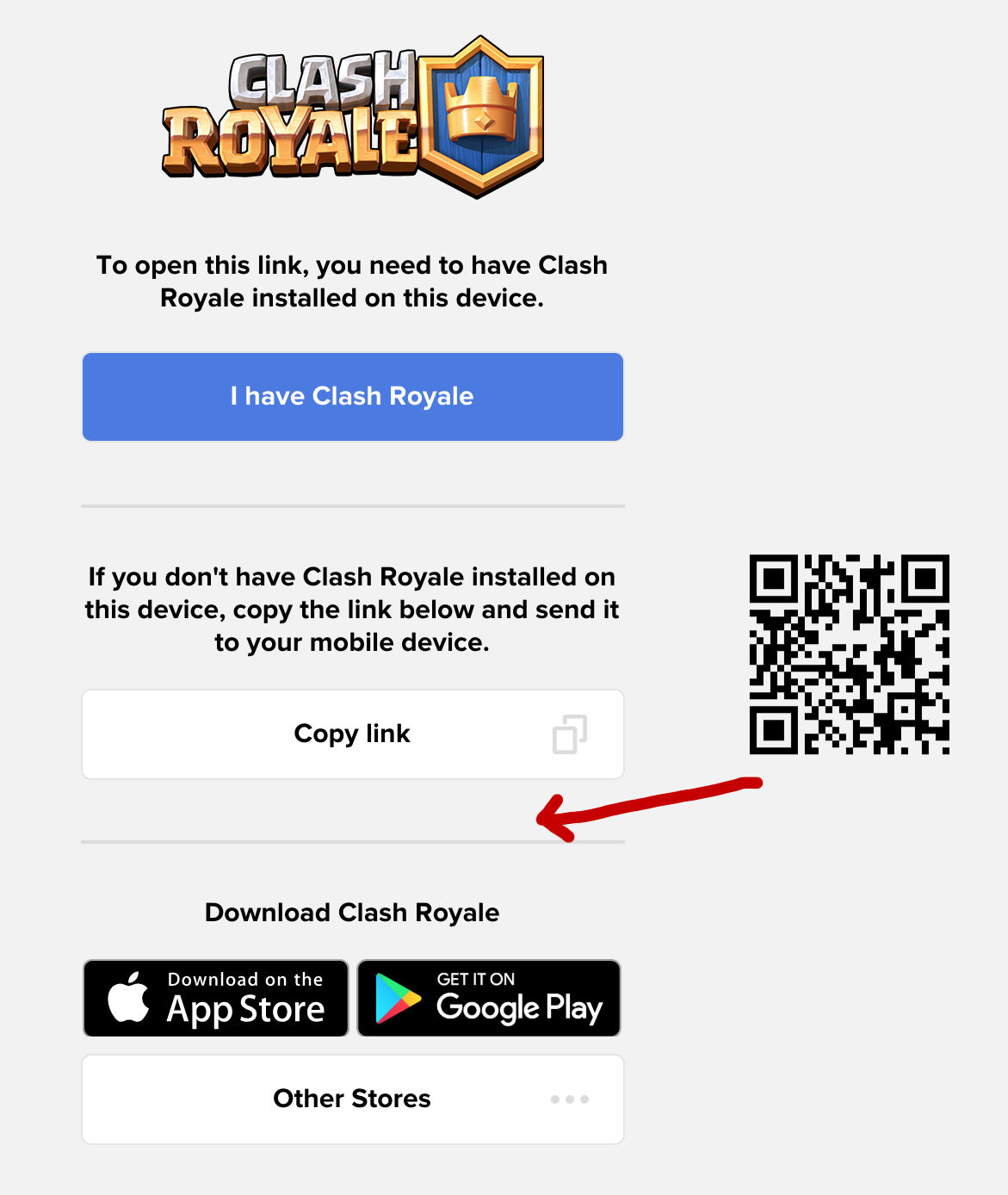 Open player in CR: QR code · Issue #313 · RoyaleAPI/cr-api-ux · GitHub