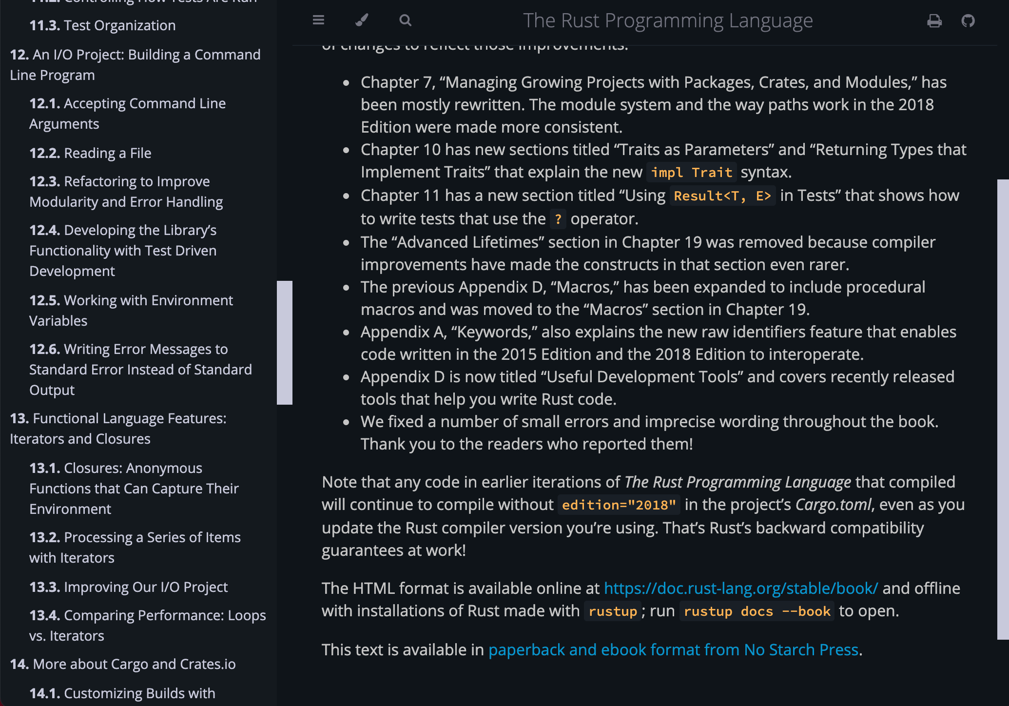 Add sticky sidebar to rocket.rs guides · Issue #1485 · rwf2/Rocket · GitHub