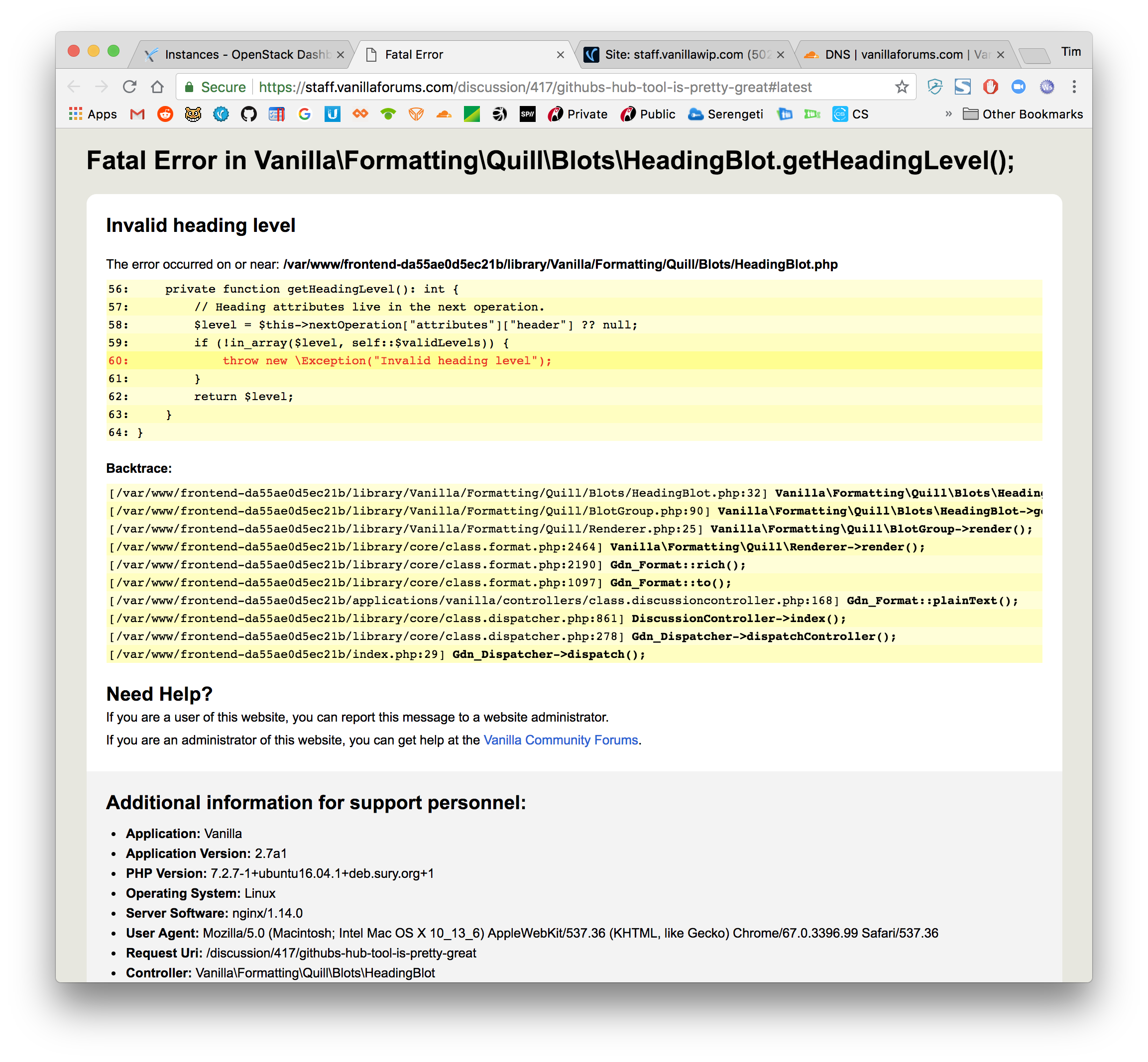 Quill renderer parsing errors · Issue #7522 · vanilla/vanilla · GitHub
