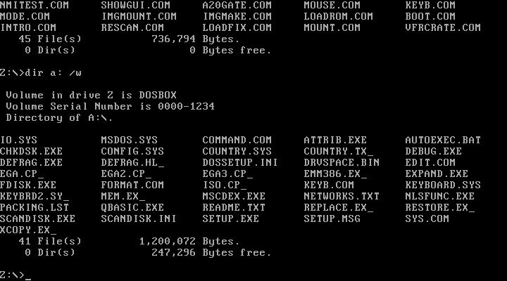 DIR always displays label of current drive · Issue #1451 ...