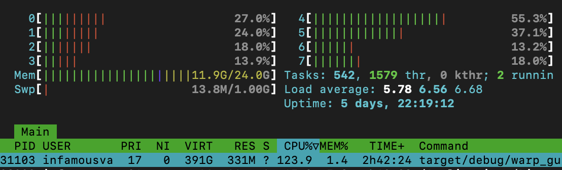 High resource usage · Issue #36 · Satellite-im/Uplink-Deprecated · GitHub