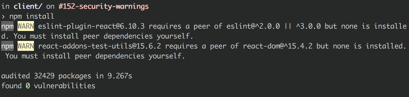 npm warnings to resolve · Issue #159 · chanzuckerberg/cellxgene · GitHub