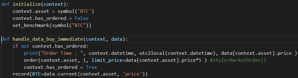 Market Buy Operation takes 5 minute.. · Issue #2239 · quantopian/zipline · GitHub