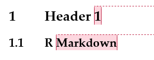 bookdown::word_document2(): Section numbering and header have different styles · Issue #1281 ...
