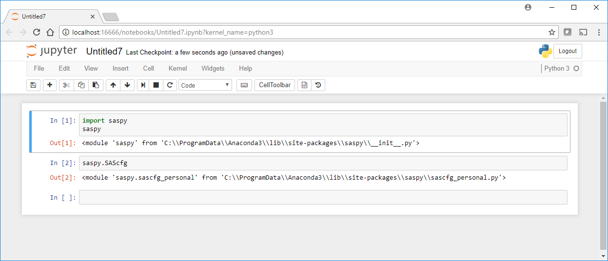 Error for running saspy on Windows machine · Issue #129 · sassoftware/saspy · GitHub