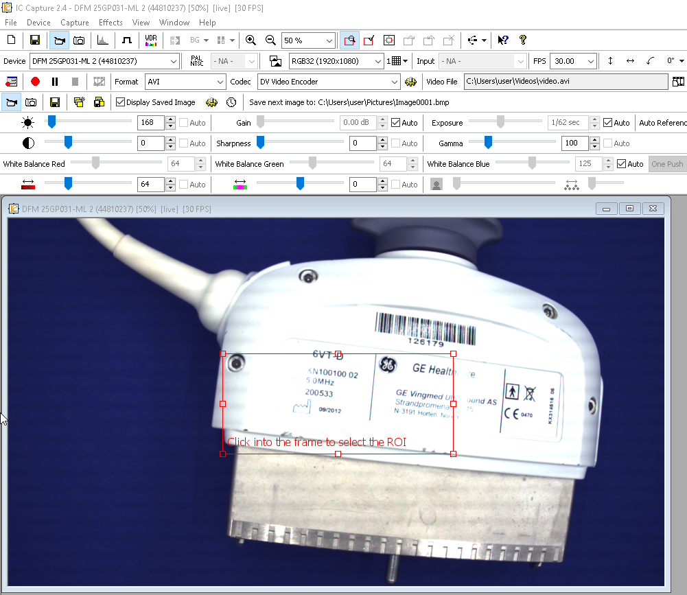 Auto expose based on region of interest · Issue #271 · TheImagingSource/tiscamera · GitHub