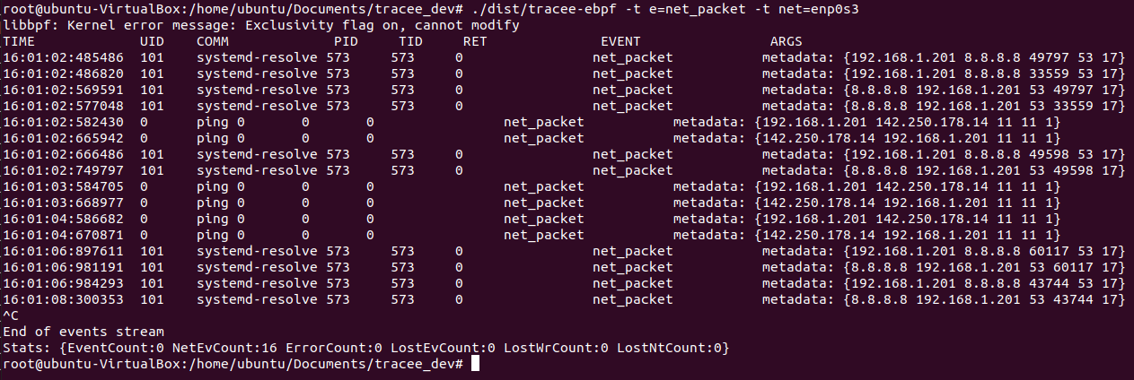 empty process context for net_packet event · Issue #1688 · aquasecurity/tracee · GitHub